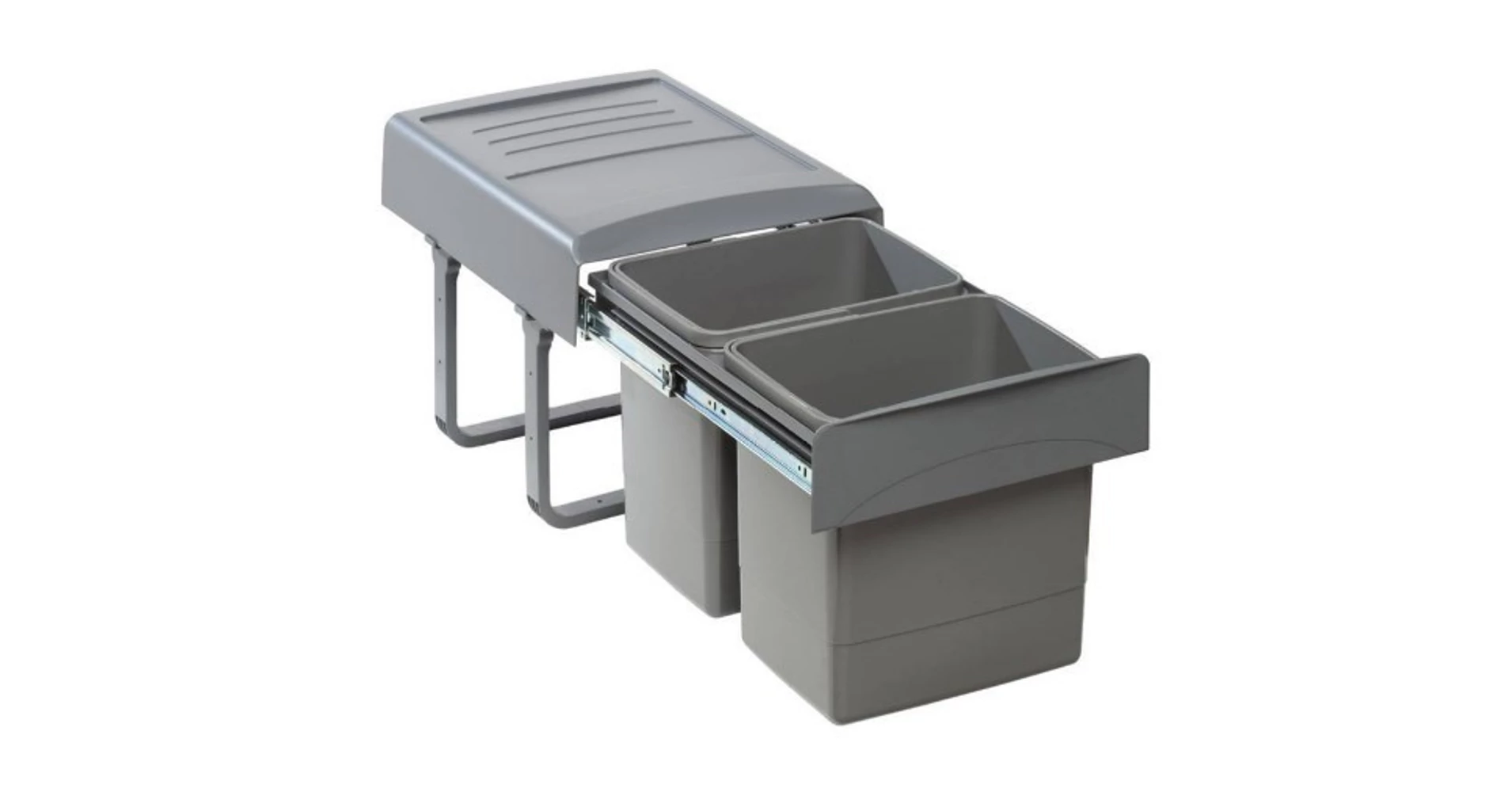 EKOTECH Beépíthető hulladékgyűjtő MEGA 40 2X15 LITER